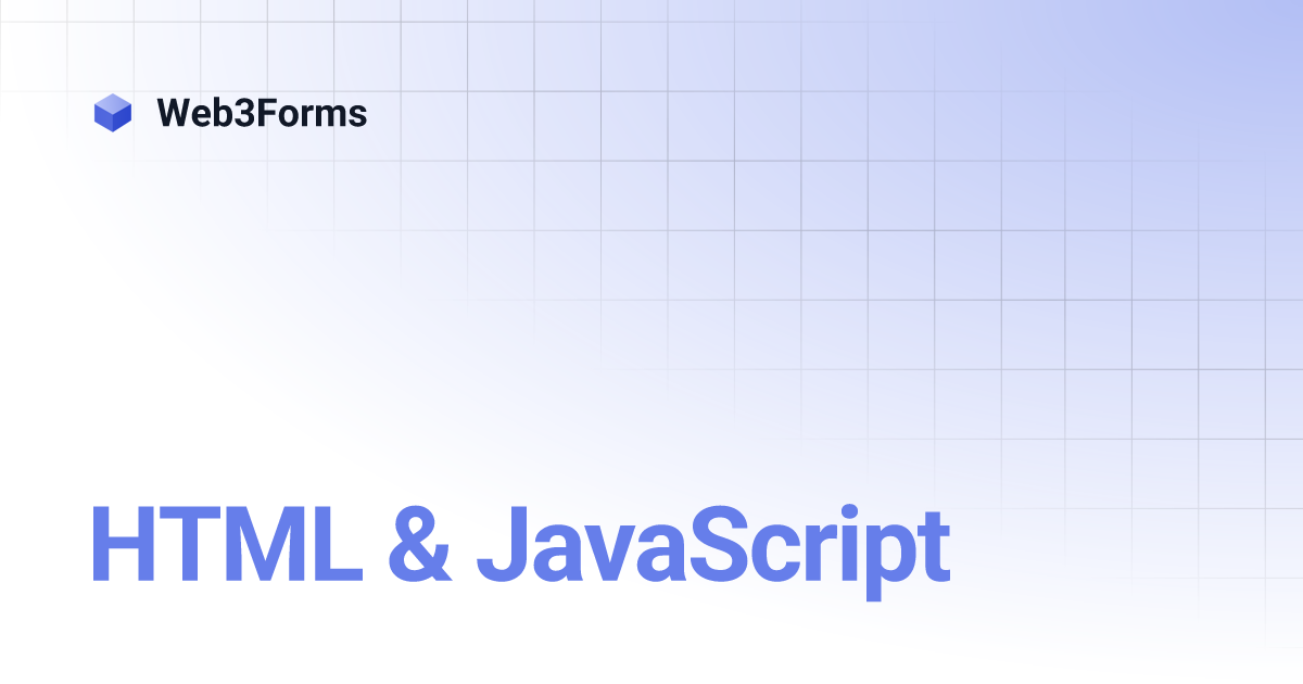 HTML & JavaScript | Web3Forms