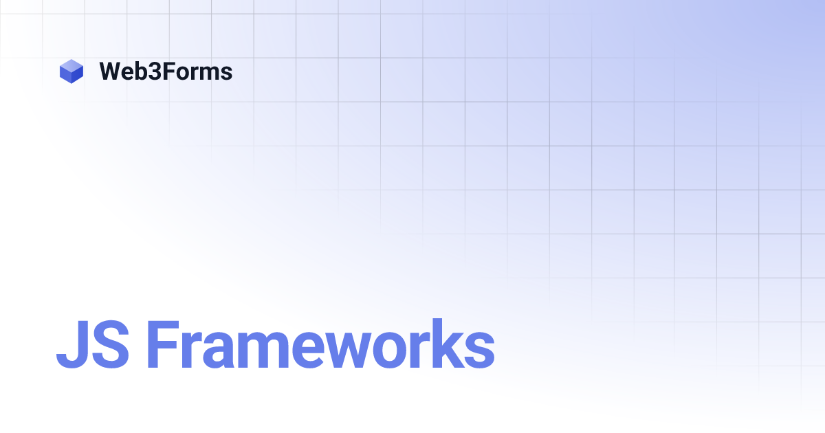 JS Frameworks | Web3Forms