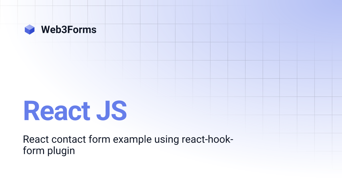 React JS | Web3Forms