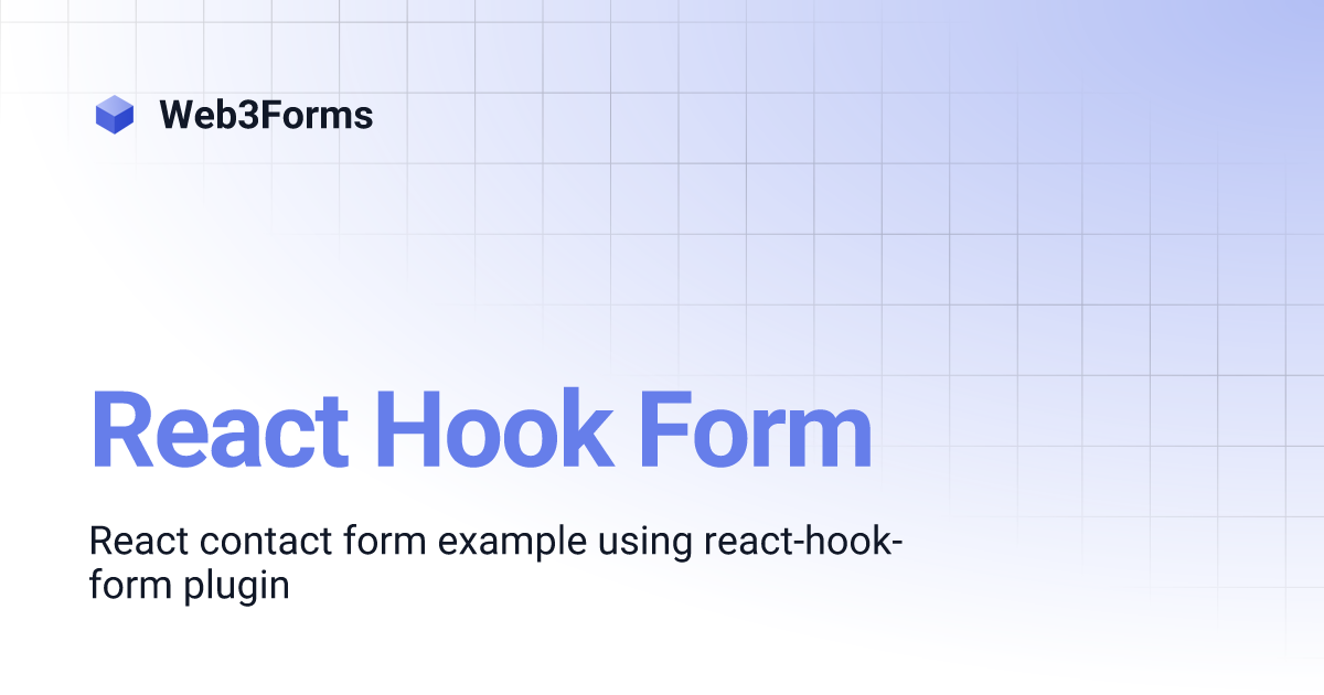 React Hook Form | Web3Forms