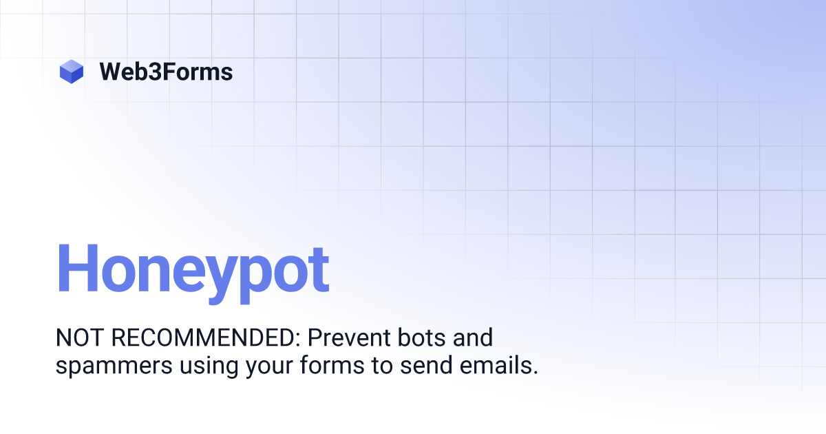 Honeypot | Web3Forms